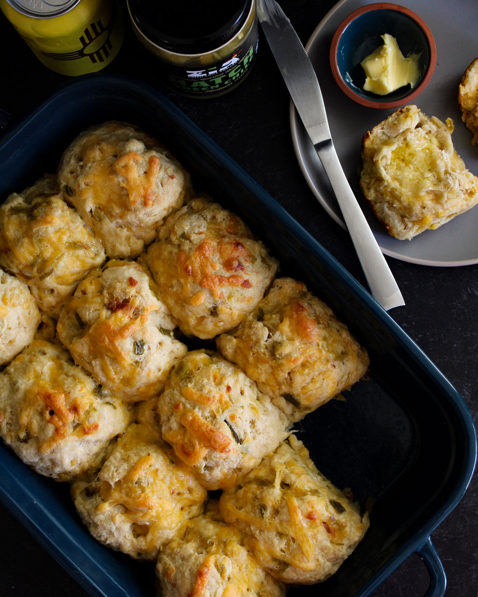 Hatch Chile Cheddar Beer Biscuit Rolls – Zia Hatch Chile Company
